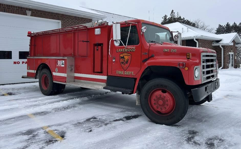 Lakewood Fire Department retires tanker - Nicolet Express
