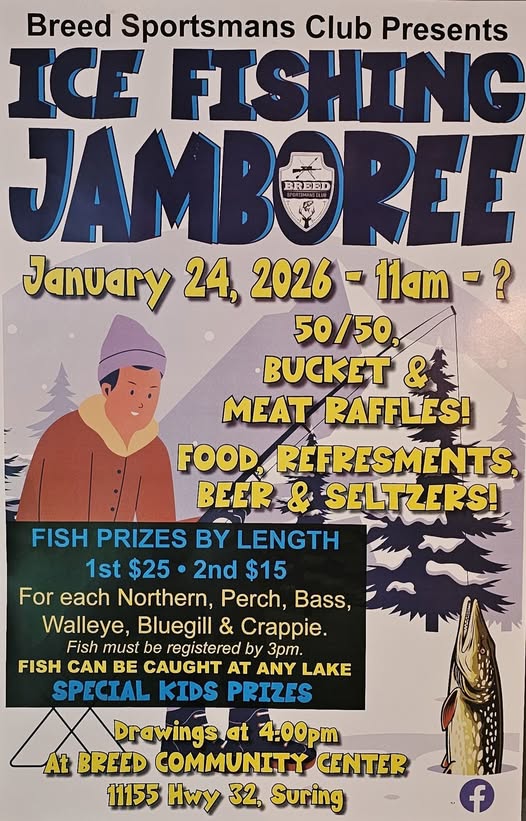 Breed Sportsmans Club’s Fishing Jamboree is still on for Saturday, Jan ...